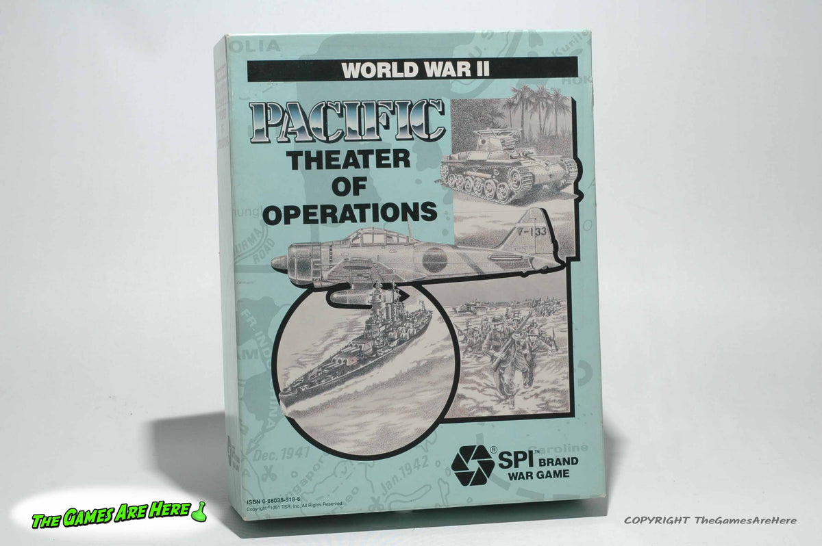 World War II: Pacific Theater of Operations - SPI 1991 Unpunched – The ...