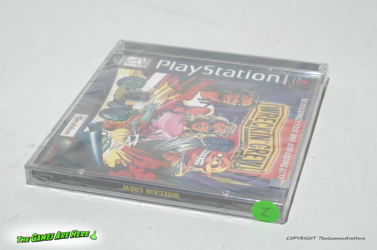 Wreckin Crew - Sony Playstation one, Telstar 1998 Brand New – The Games Are Here