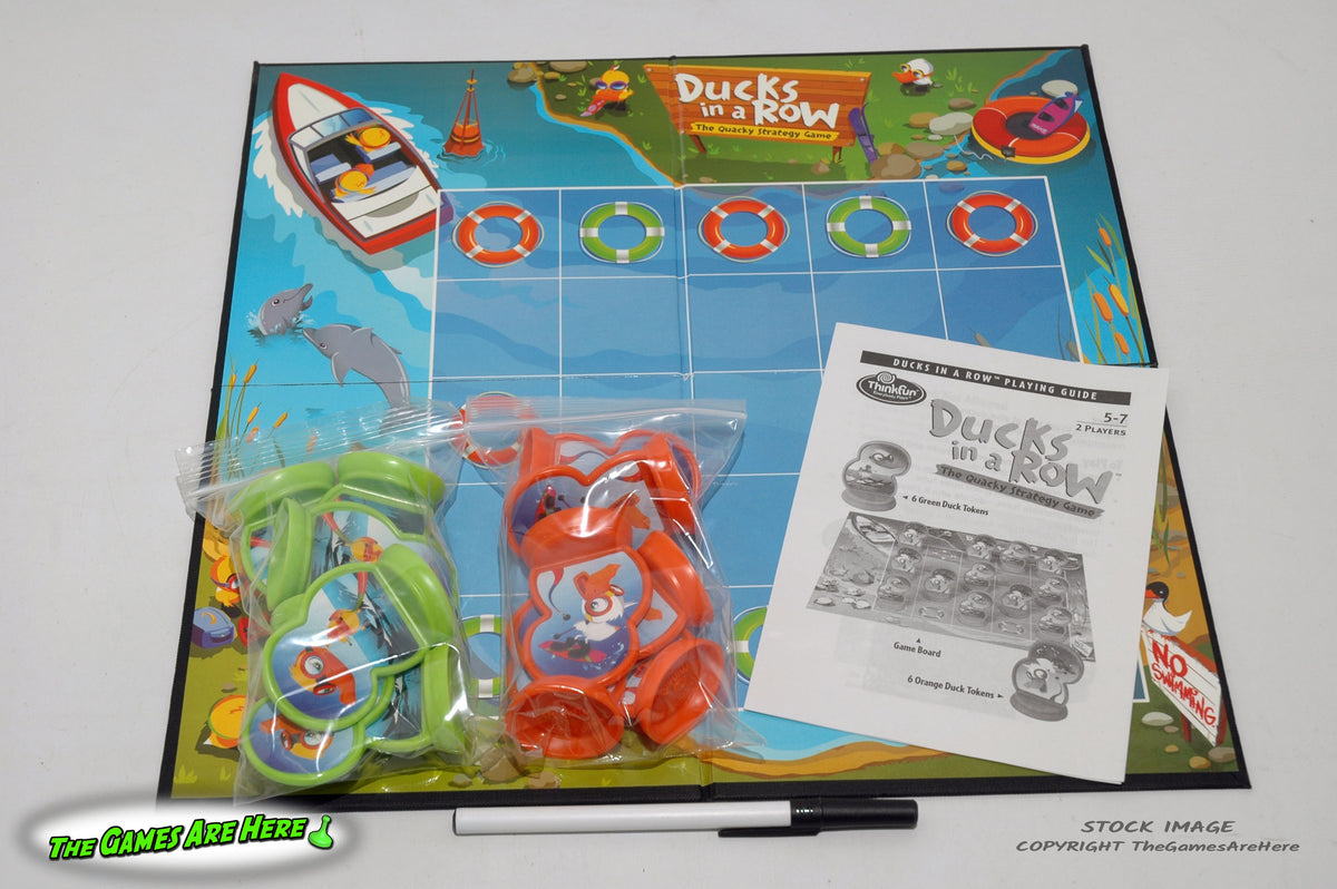 Ducks in a Row Strategy Game - Thinkfun 2008 – The Games Are Here