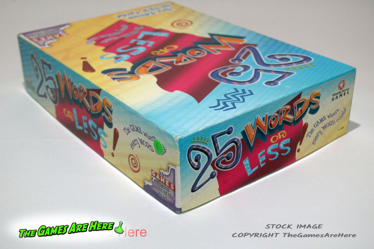 25 Words or Less Game - Winning Moves 2000 – The Games Are Here