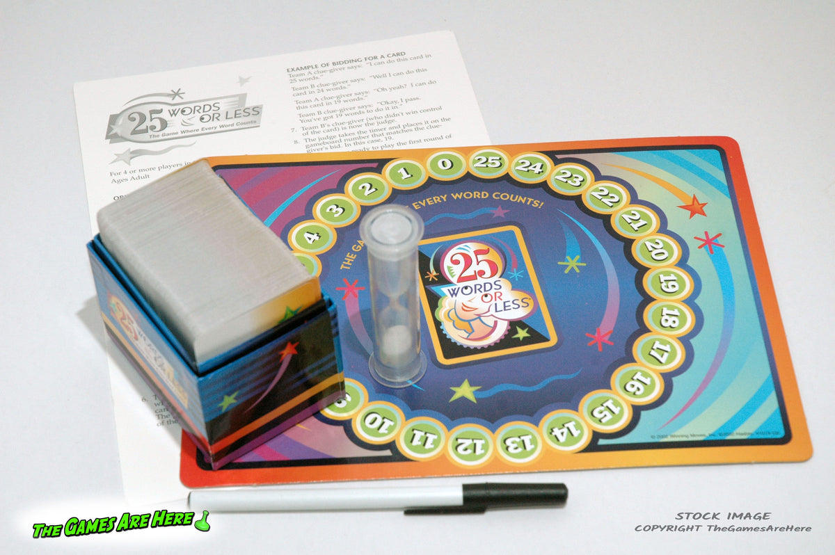 25 Words or Less Game - Winning Moves 2002 – The Games Are Here