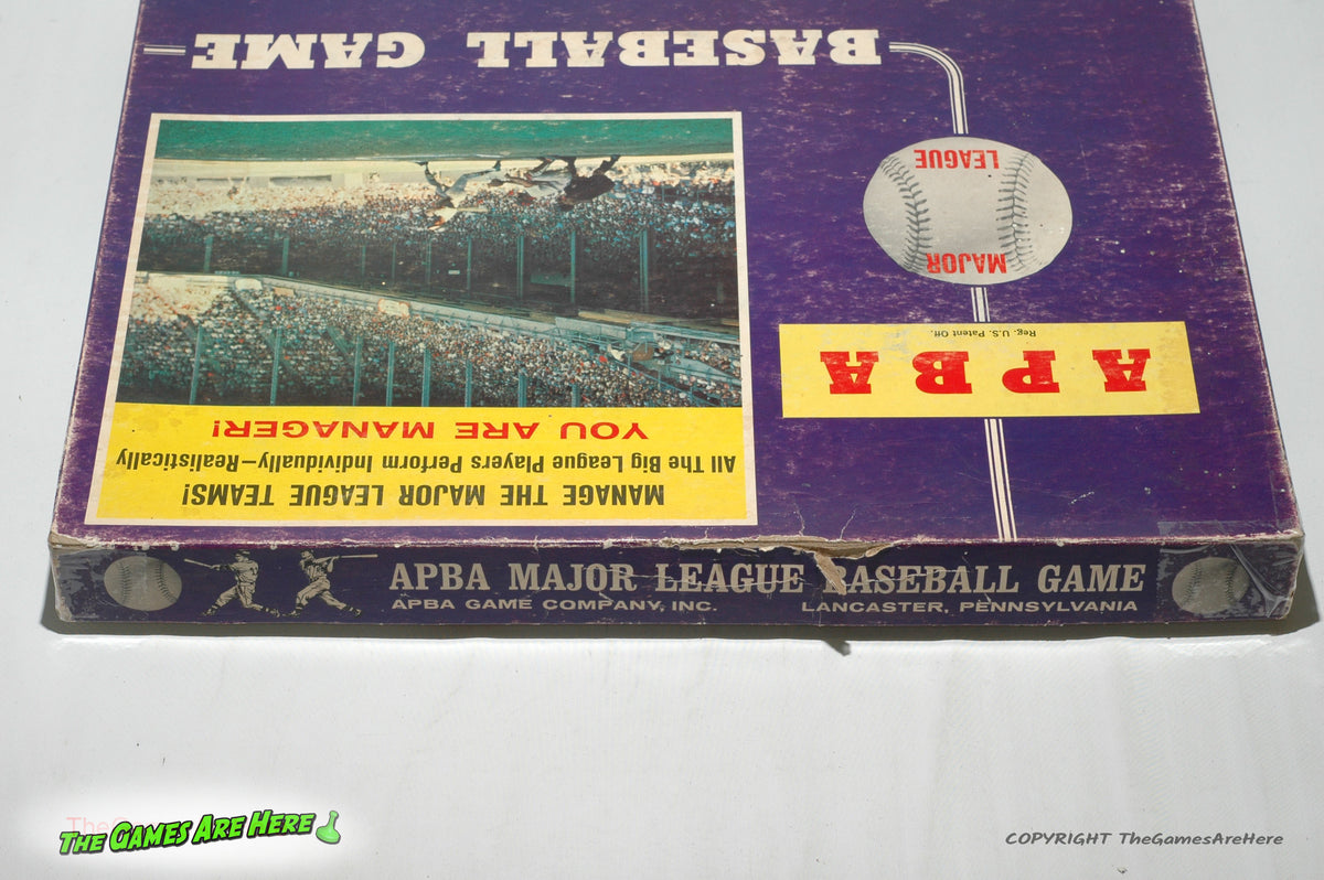 APBA Major League Baseball Game - APBA Game Co. 1979 Edition – The ...