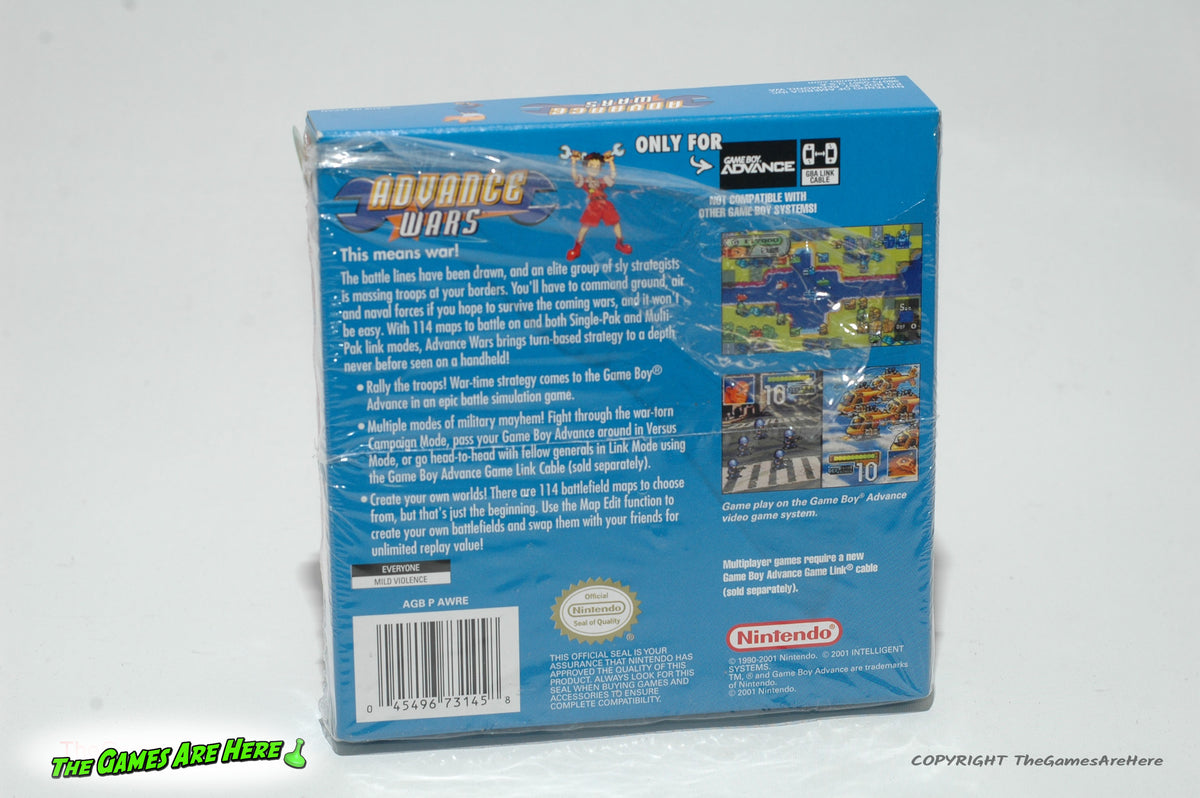Advance Wars - Game Boy Advance, Nintendo 2001 – The Games Are Here