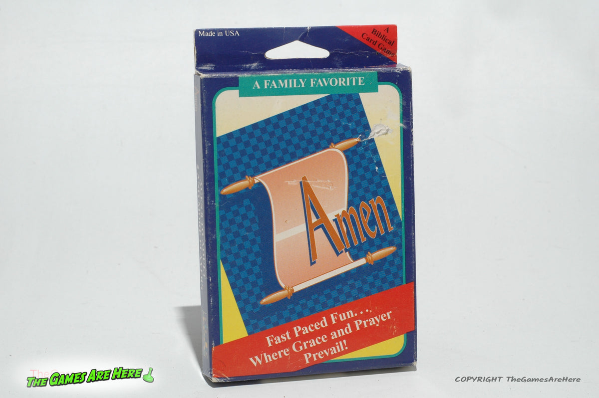Amen Card Game - Bible Games Company 1994 w New Cards – The Games Are Here