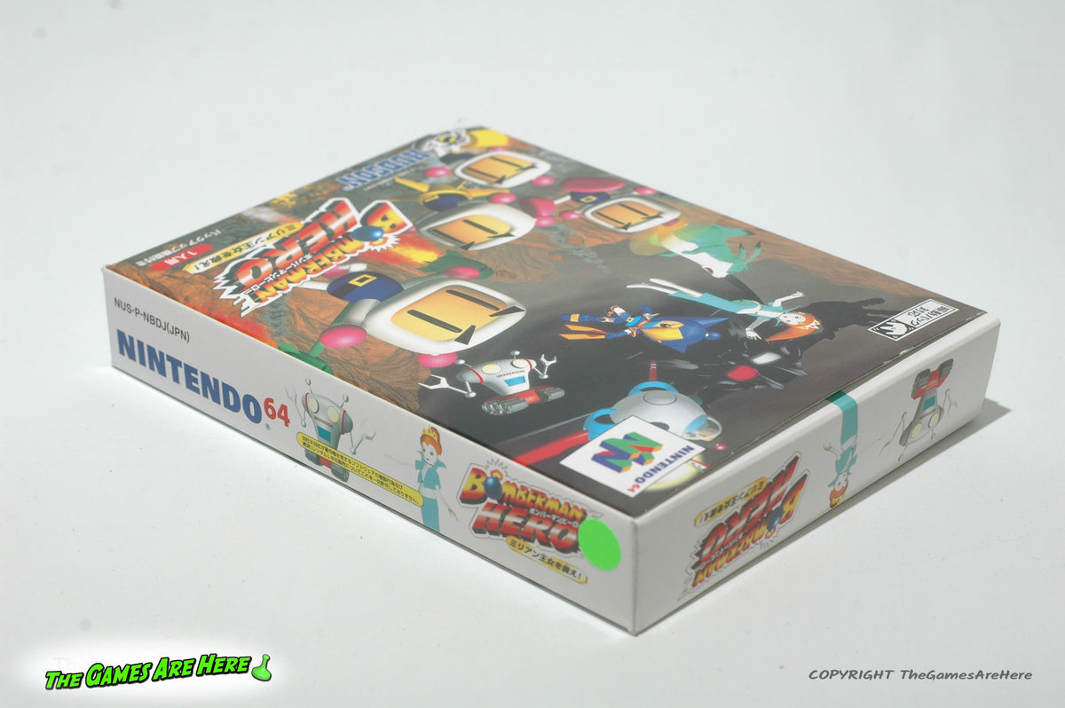 Bomberman Hero - Nintendo 64, Hudson 1998 IMPORT GAME – The Games Are Here