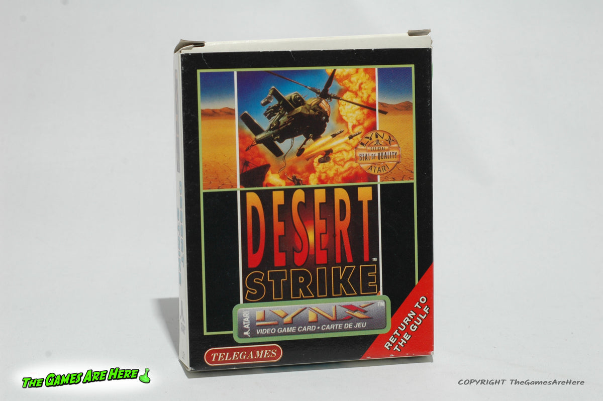 Desert Strike - Atari Lynx, Telegames 1992 – The Games Are Here