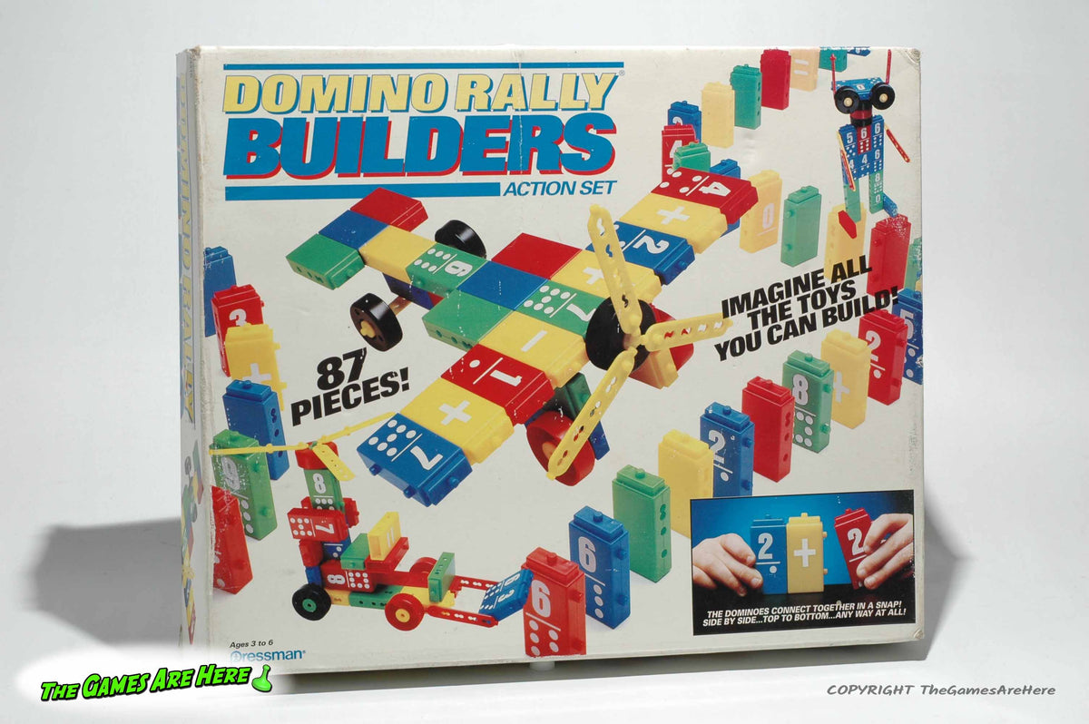 Domino Rally Builders Action Set - Pressman 1992 – The Games Are Here