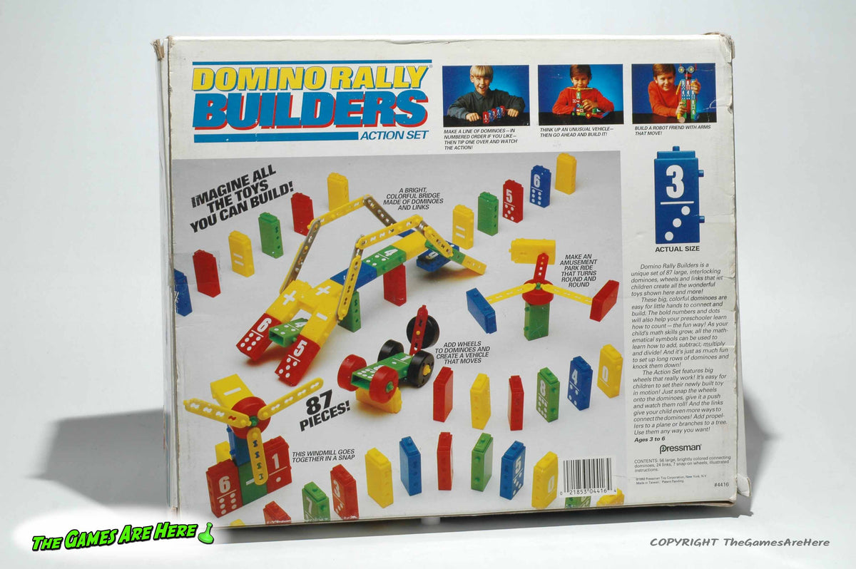 Domino Rally Builders Action Set - Pressman 1992 – The Games Are Here
