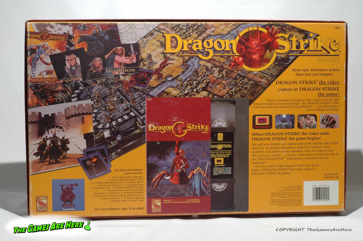 Dragon Strike VHS Game - TSR 1993 – The Games Are Here