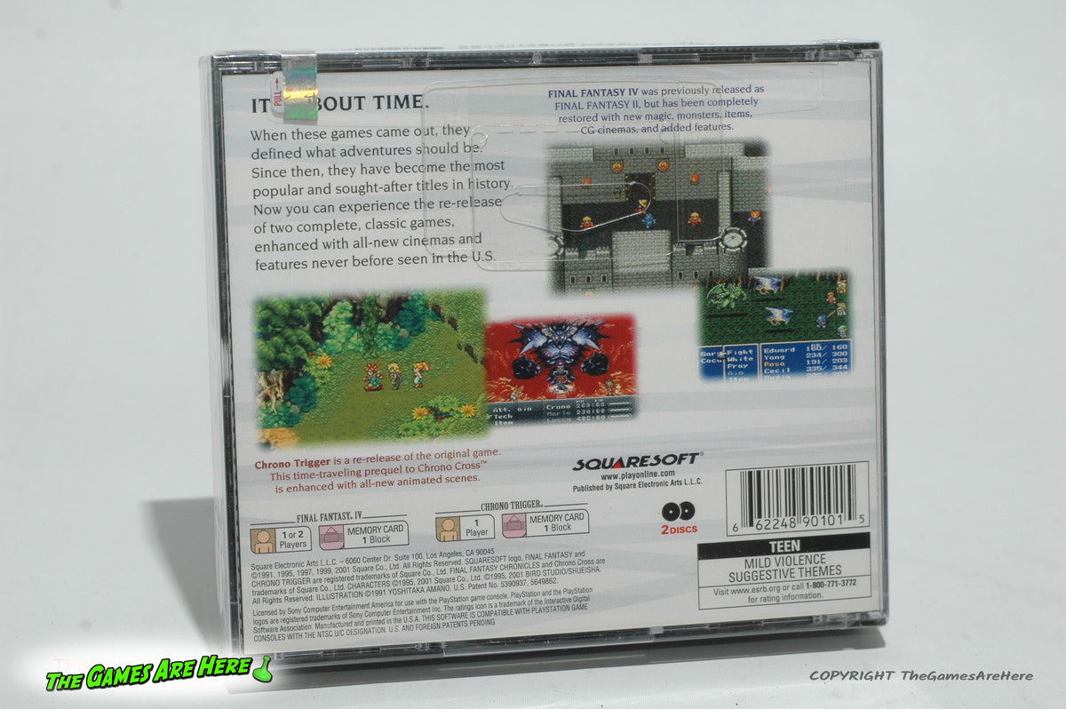 Final Fantasy Chronicles Black Label - Squaresoft 2001 Brand New – The ...