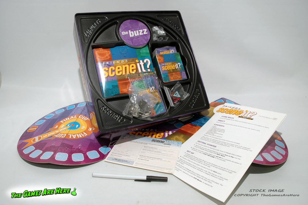 Friends Scene It? Deluxe Edition - Screen Life 2006 Metal Tin 2 Disc w ...