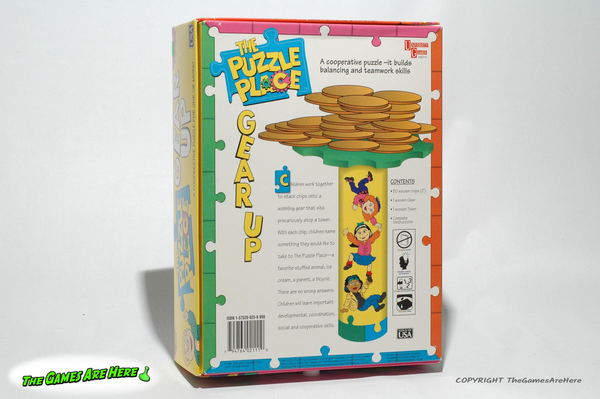 Gear Up the Puzzle Place Cooperative Puzzle - University Games 1995 ...