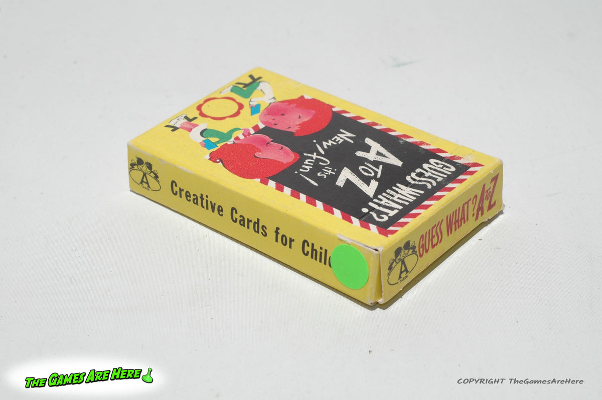 Guess What? A to Z Card Game - Arrco Playing Card Co. – The Games Are Here