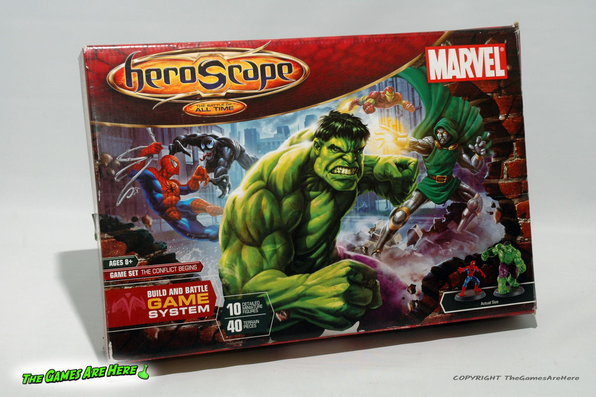 Heroscape Marvel The Conflict Begins - Hasbro 2007 – The Games Are Here