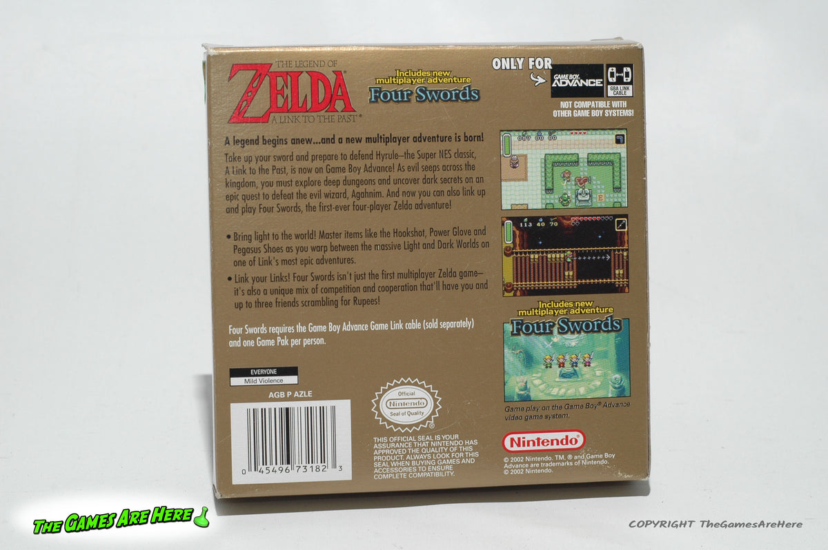 The Legend of Zelda A Link to the Past w Four Swords - Game Boy Advanc ...