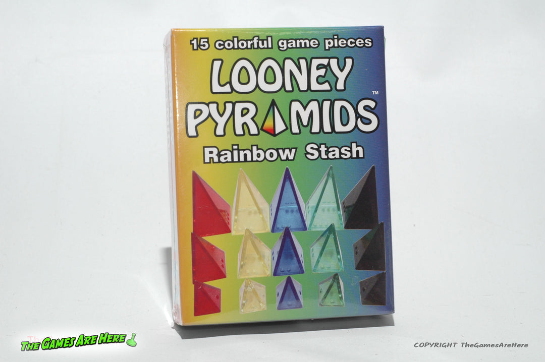 Looney Pyramids Rainbow Stash - Looney Labs Brand New – The Games Are Here