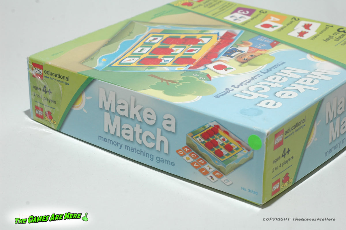 Make a Match Memory Matching Lego Duplo Game - Roseart 2005 – The Games ...