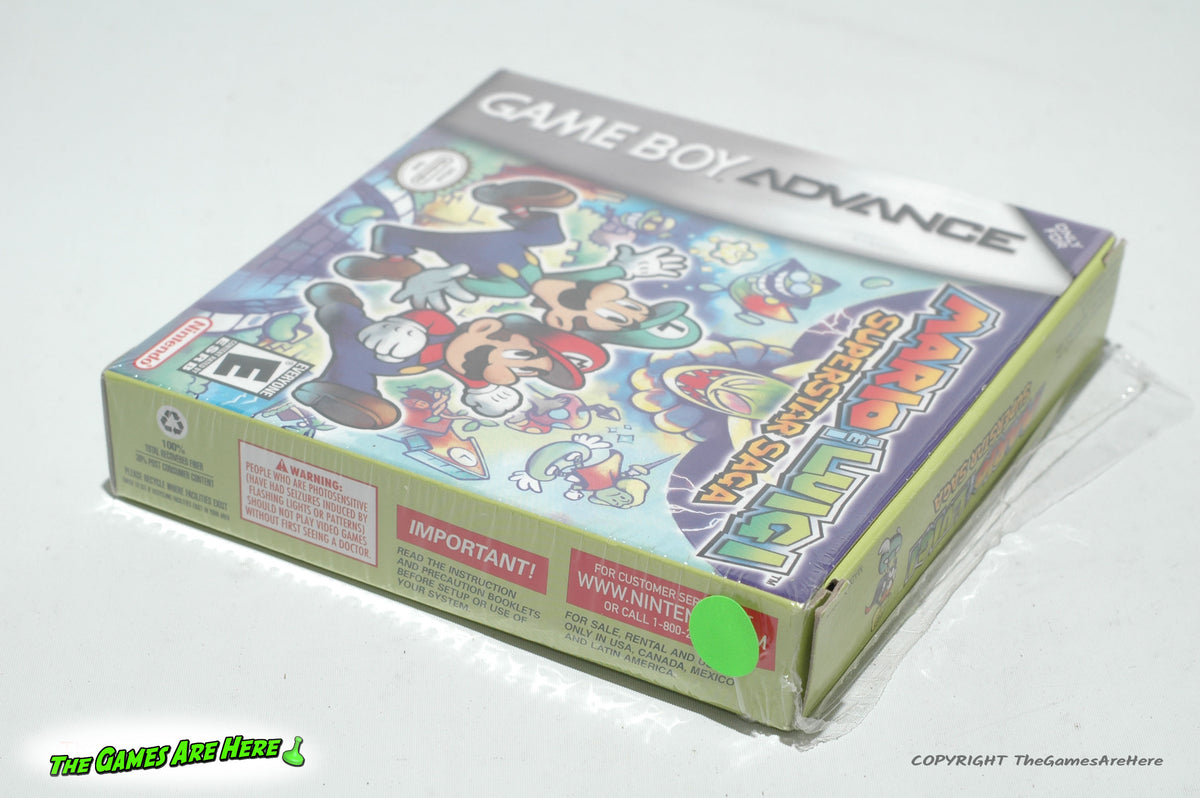 Mario & Luigi Superstar Saga - Game Boy Advance, Nintendo 2003 – The ...