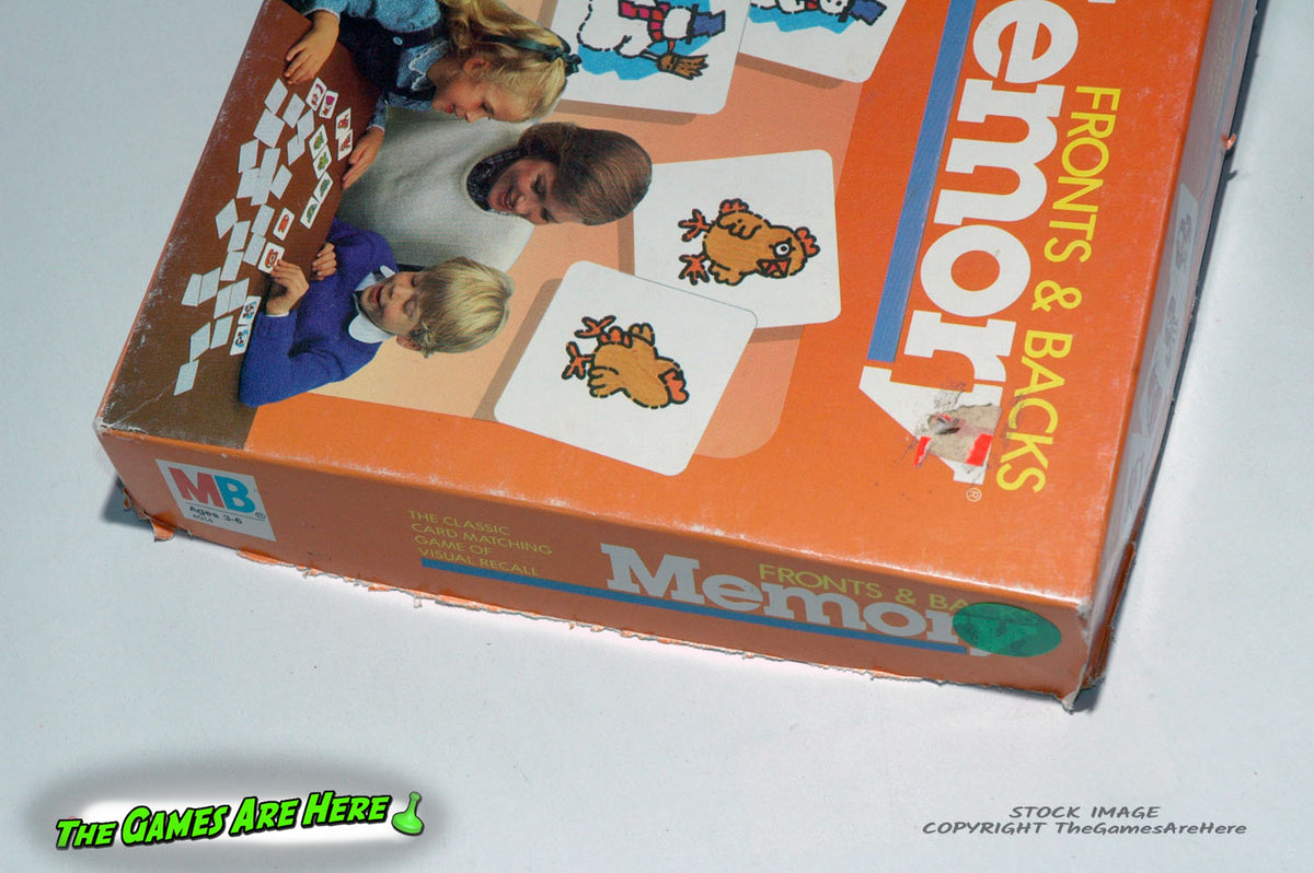 Fronts and Backs Memory Matching Game - Milton Bradley 1986 – The Games ...