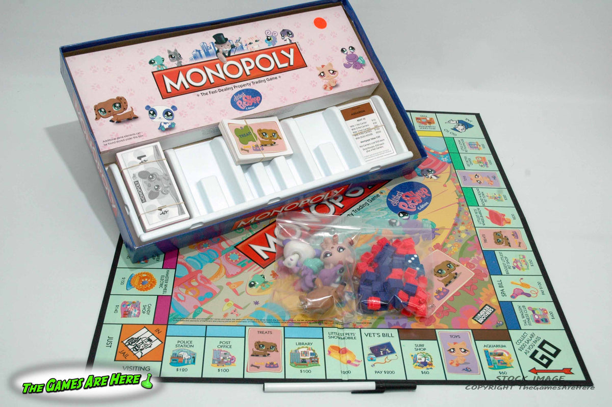 Monopoly Littlest Pet Shop Edition Game - Parker Brothers 2008 – The ...