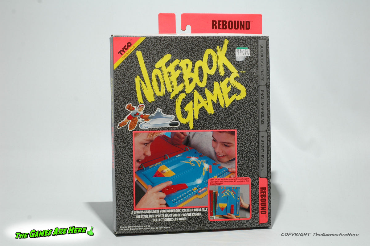 Notebook Games Rebound - Tyco Games 1992 – The Games Are Here