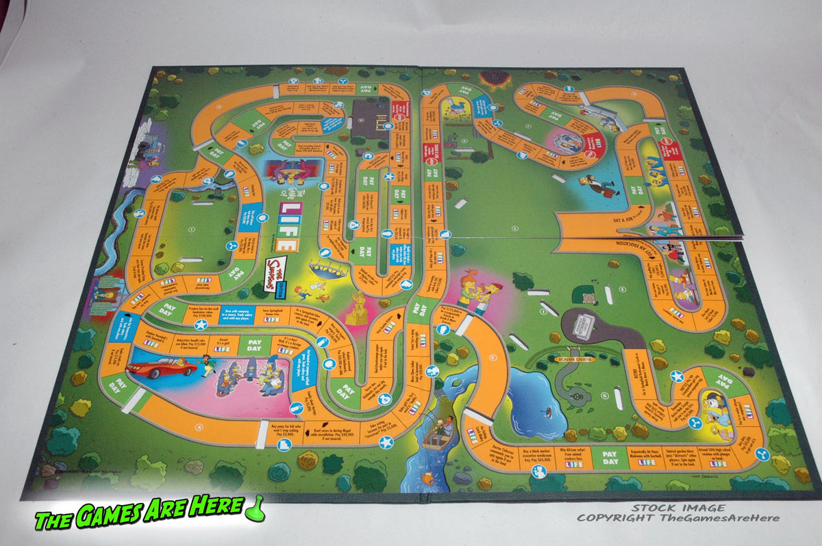 The Game of Life Simpsons Edition - Milton Bradley 2004 – The Games Are ...