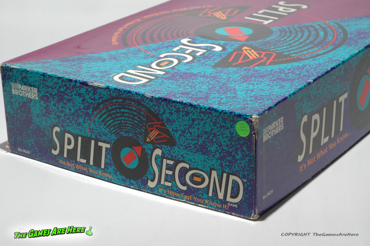 Split Second Game - Parker Brothers 1992 w Some New Parts – The Games ...