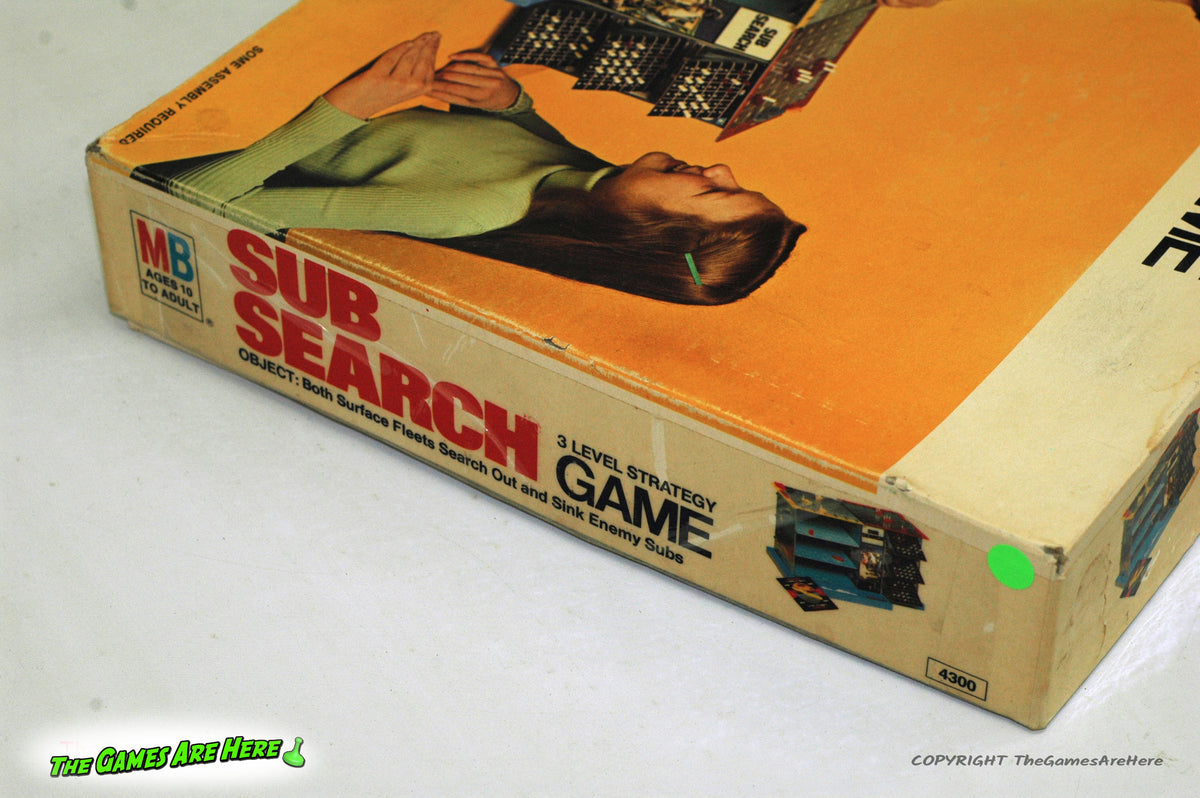 Sub Search Game - Milton Bradley 1977 – The Games Are Here