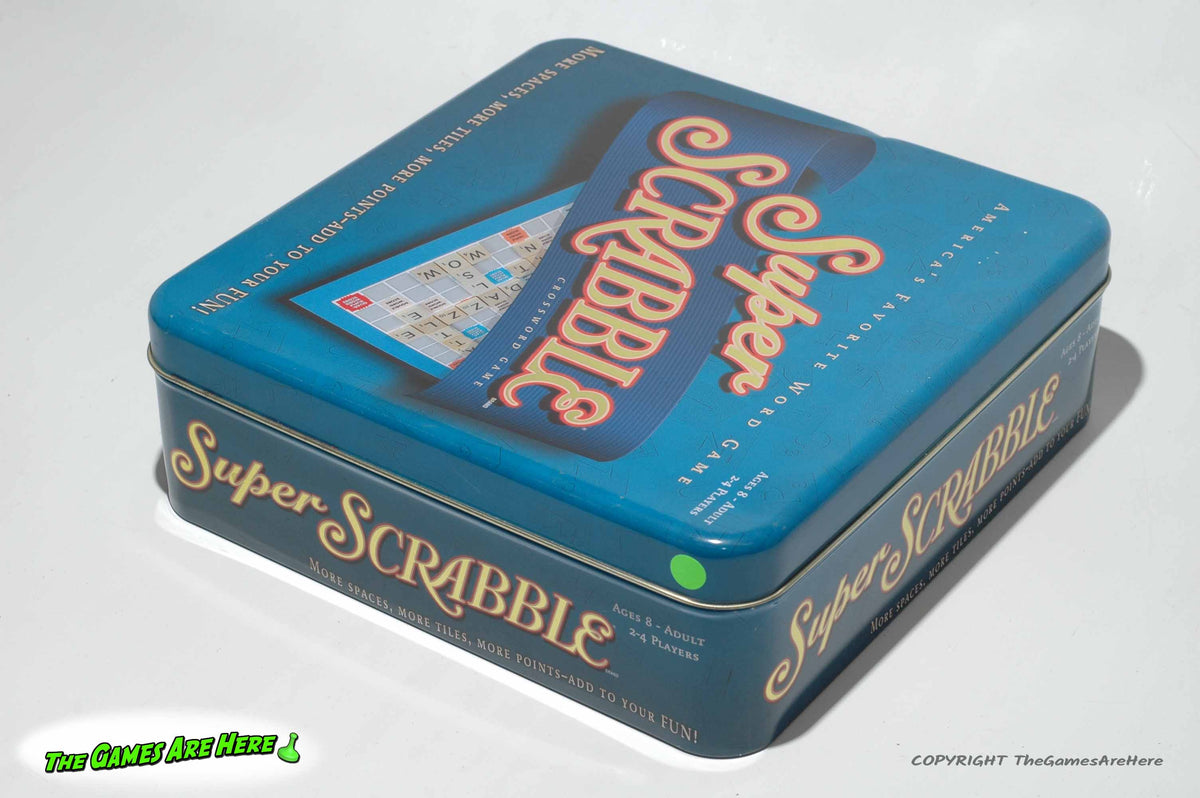 Super Scrabble - Winning Moves 2004 in Tin – The Games Are Here