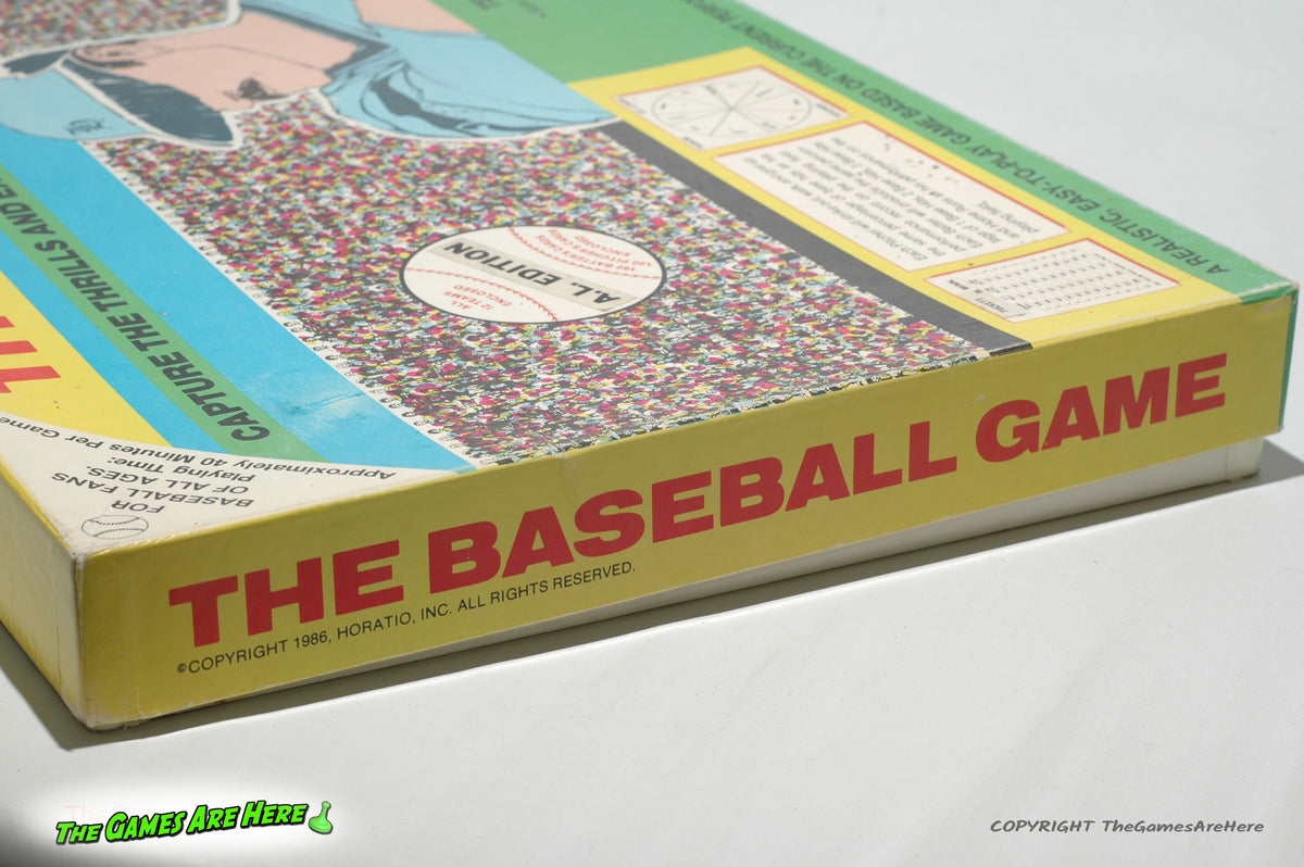 The Baseball Game A.L. Edition - Horatio, Inc. 1986 – The Games Are Here