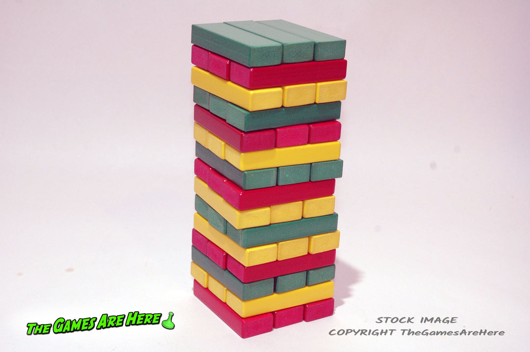 Timber Block Tower Game - Discovery Toys 1991 – The Games Are Here