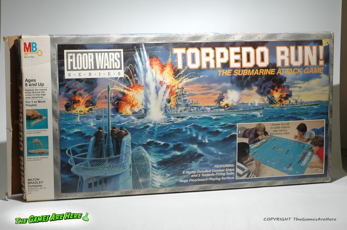 Torpedo Run! Game - Milton Bradley 1986 w Repaired Board – The Games ...
