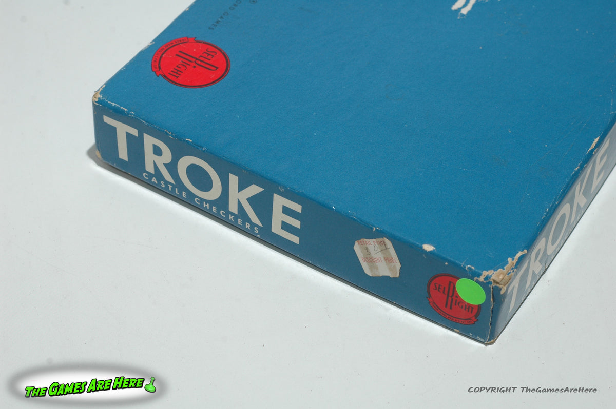Troke Castle Checkers Game - Selchow and Righter 1961 – The Games Are Here