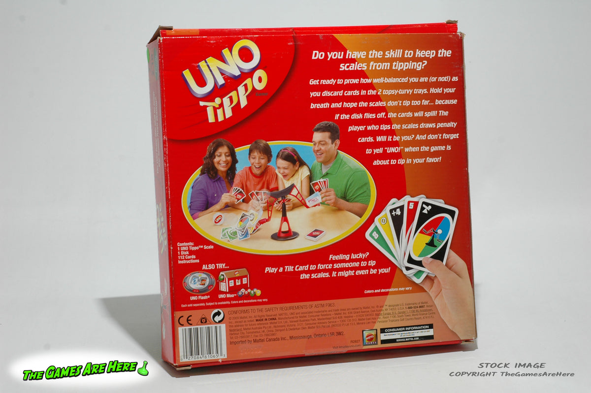Uno Tippo Card Game - Mattel 2009 – The Games Are Here