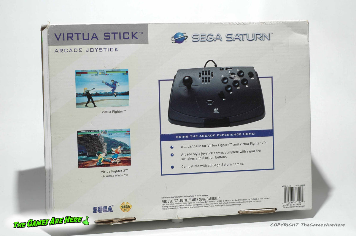 Virtua Stick Arcade Joystick - Sega Saturn, 1995 Opened Box – The Games ...