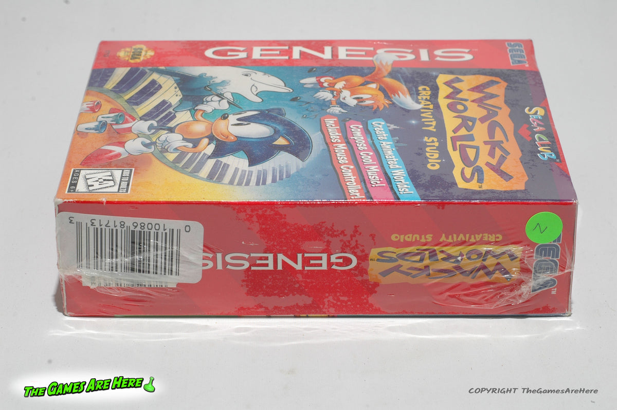 Wacky Worlds Creativity Studio Sega Club - Sega Genesis, Sega 1994 Bra ...