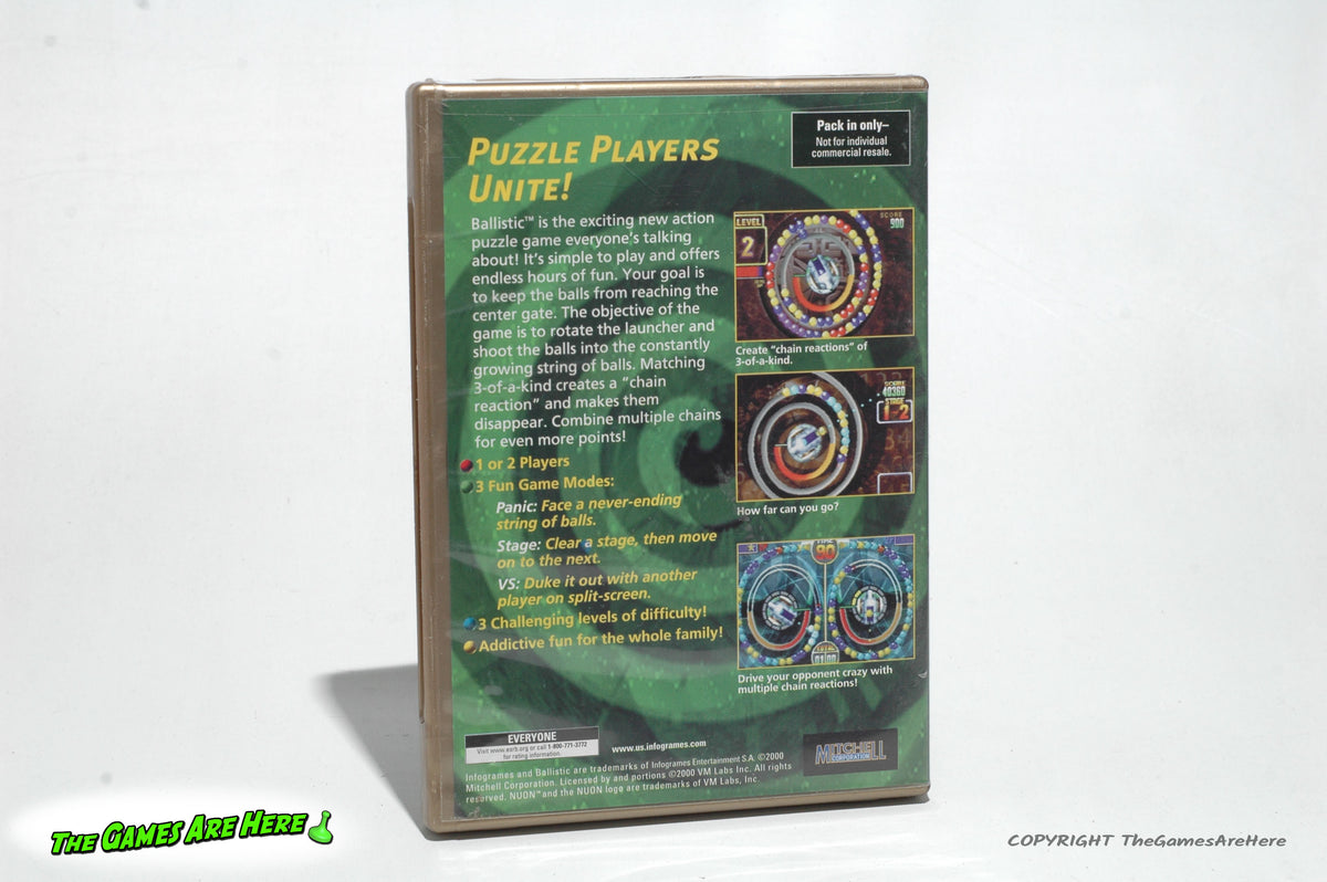 Ballistic - Infrogrames / Samsung DVD Game for the Nuon – The Games Are ...