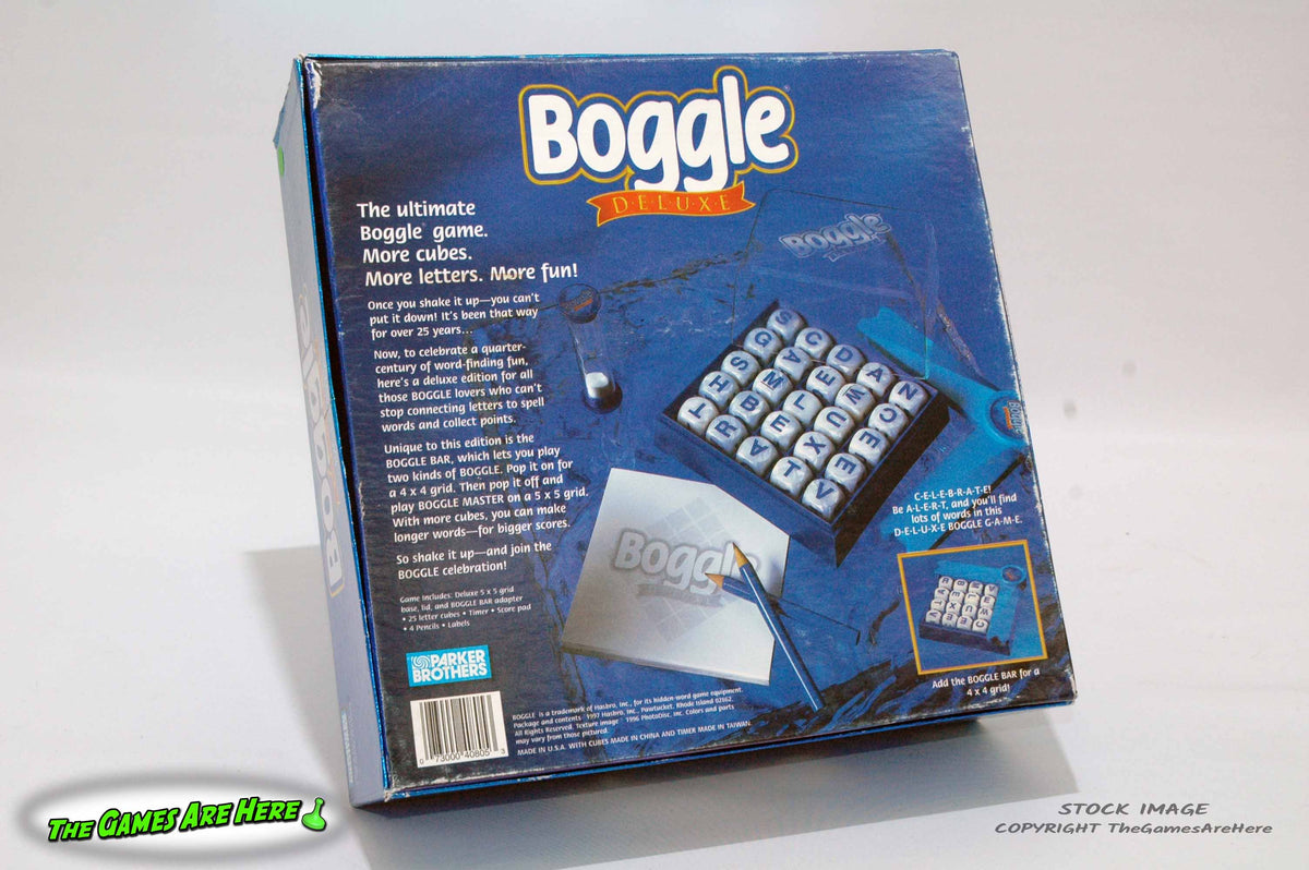 Boggle Deluxe Edition - Parker Brothers 1997 – The Games Are Here