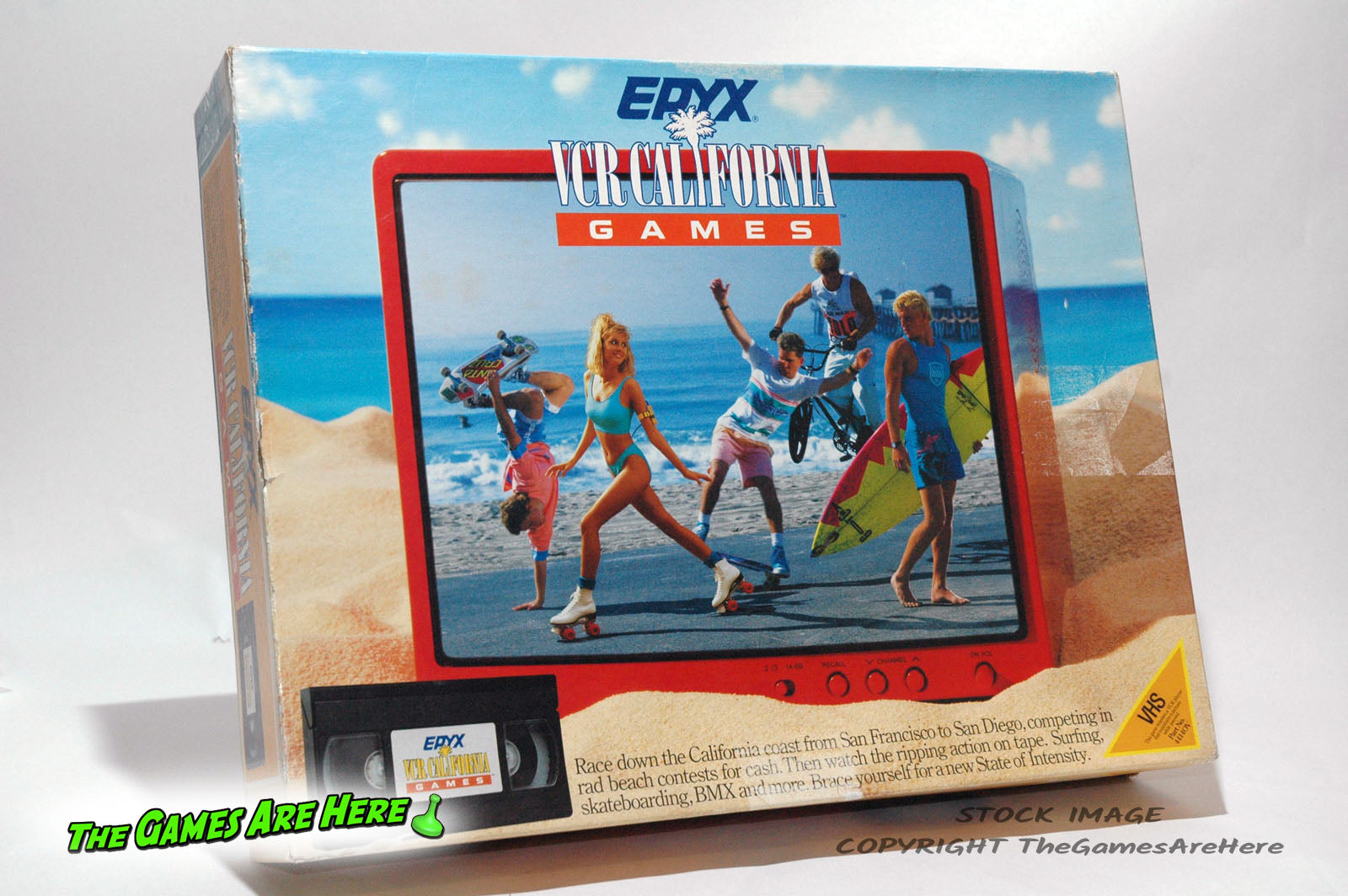 California Games VCR Game - Epyx 1988 – The Games Are Here