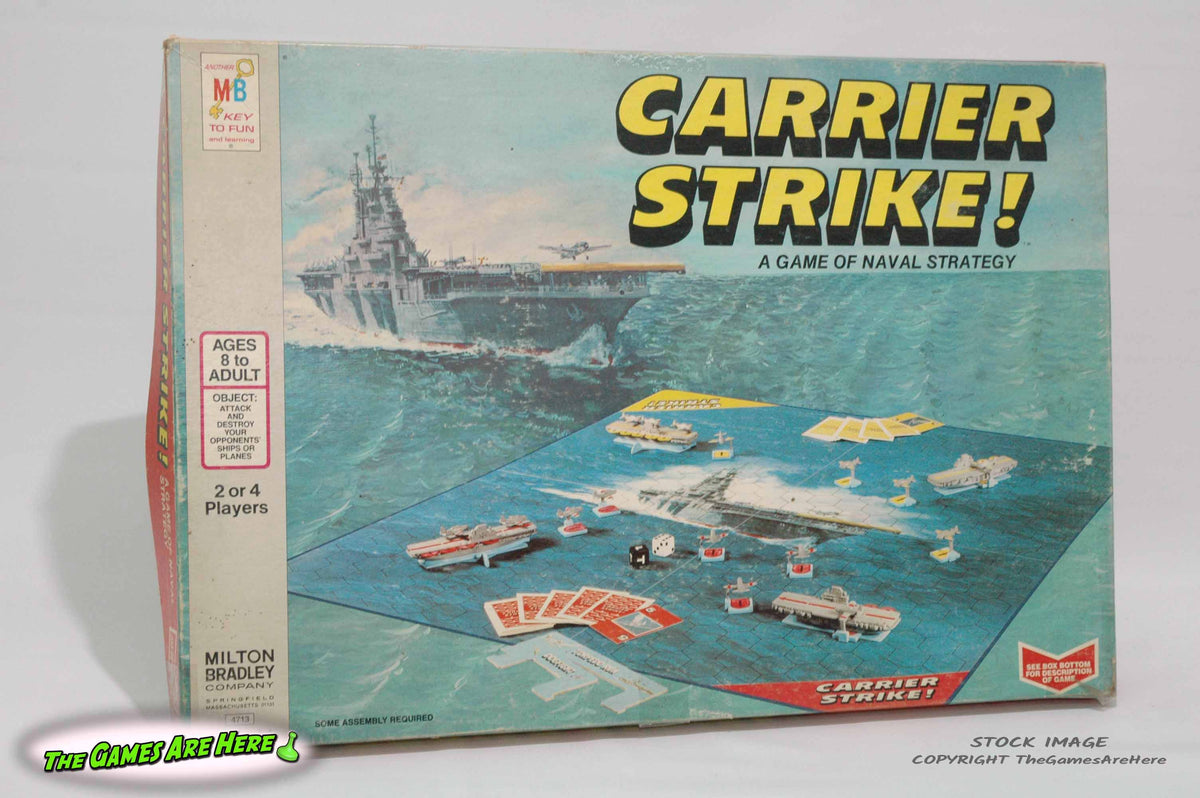 Carrier Strike Game of Naval Strategy - Milton Bradley 1977 – The Games ...