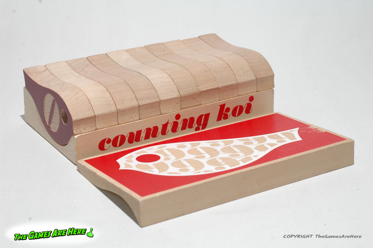 Counting Koi Wooden Blocks Color Version - House Industries Uncle Goos ...