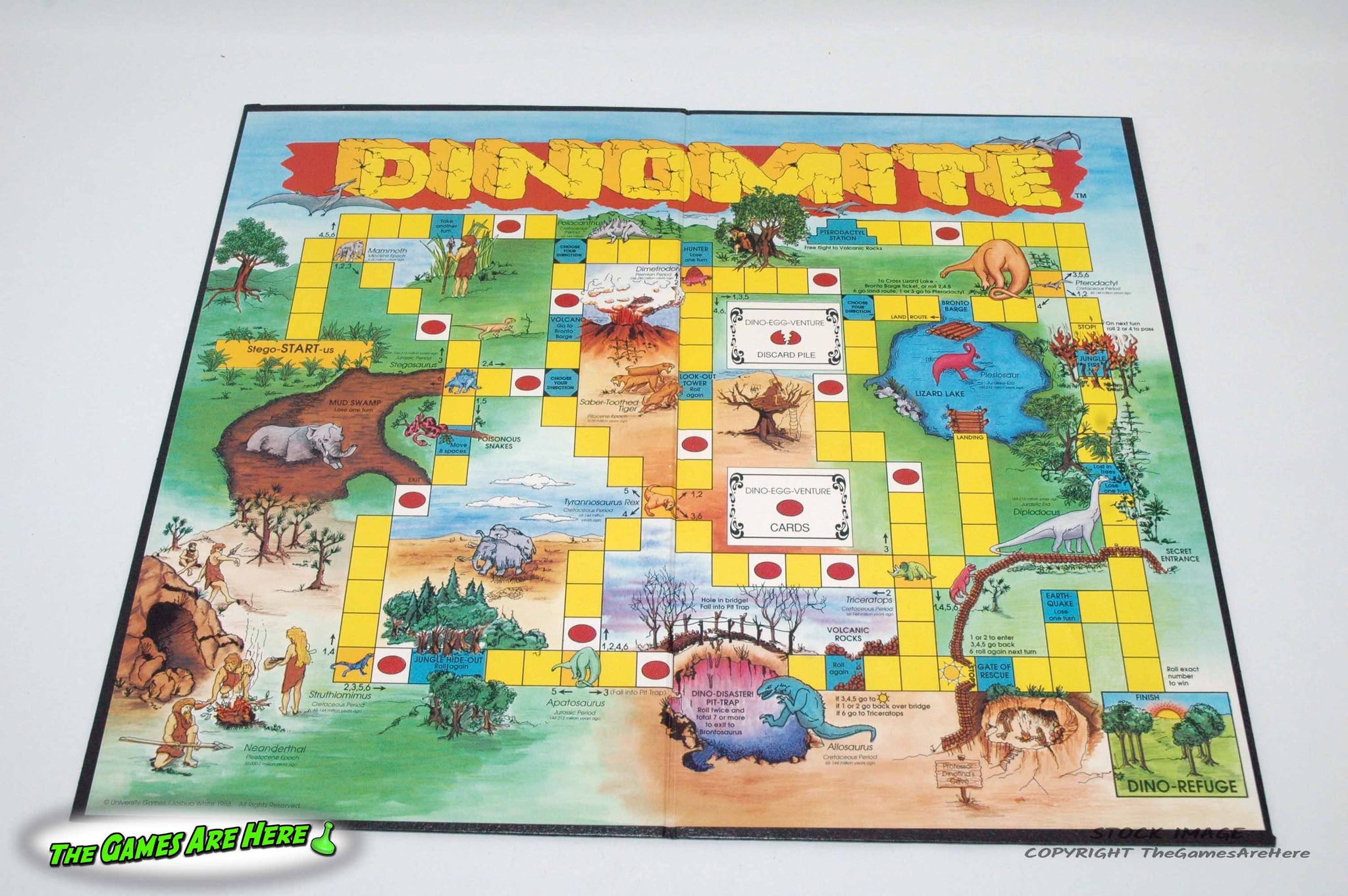 Dinomite the Dinosaur Adventure Game - University Games 1988 – The ...