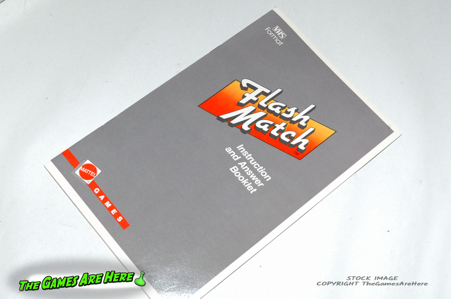 Flash Match VCR Game - Mattel 1986 – The Games Are Here