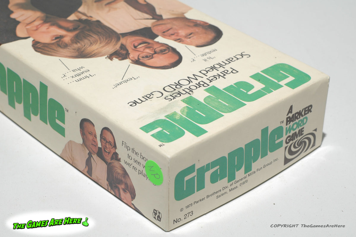 Grapple Word Game - Parker Brothers 1973 w Sealed Tiles – The Games Are ...