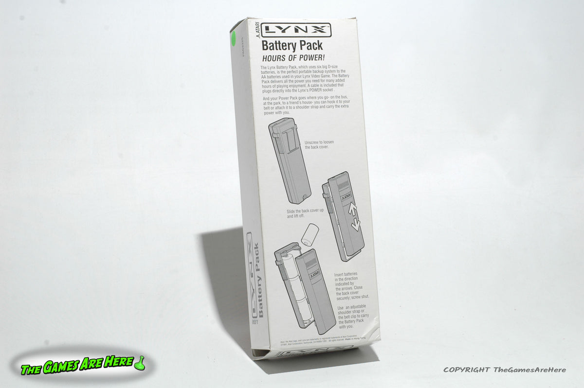 Atari Lynx Battery Pack - Atari 1991 Brand New – The Games Are Here