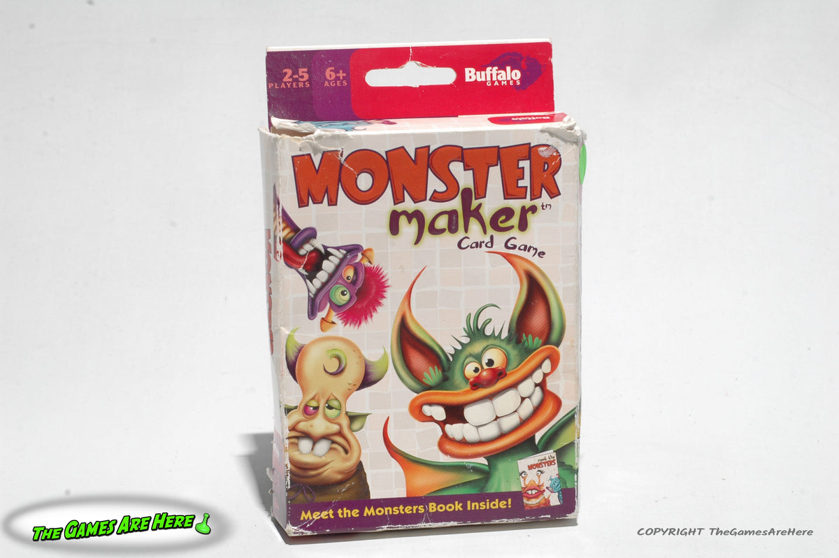Monster Maker Card Game - Buffalo Games 2006 – The Games Are Here
