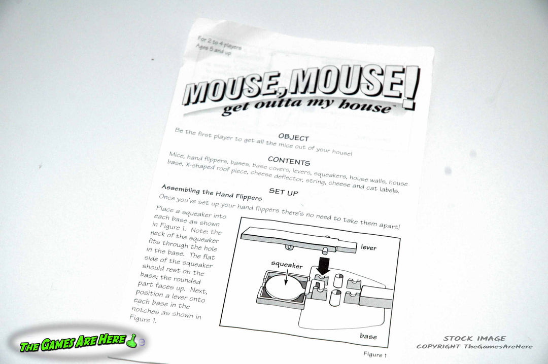 Mouse, Mouse Get Outta My House Game - Pressman 1994 – The Games Are Here