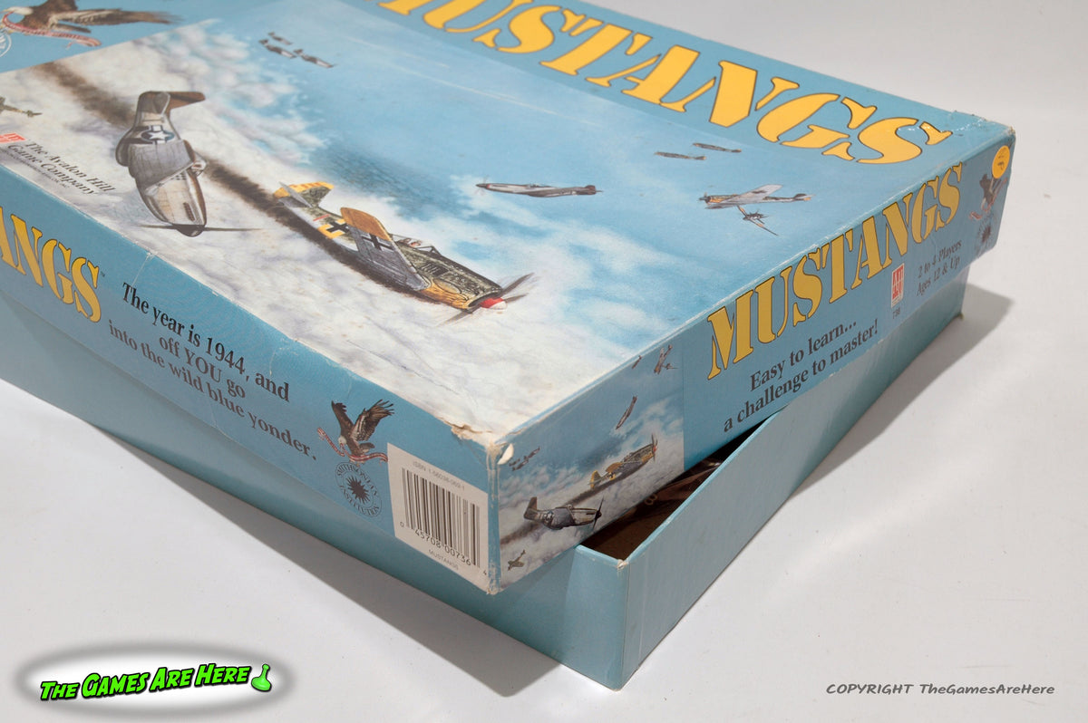 Mustangs Game - Avalon Hill Smithsonian Edition 1993 w Some New Parts ...