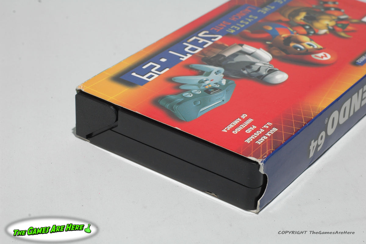 Nintendo 64 Launch Date VHS Tape Promo w Sleeve - Nintendo 1996 – The ...