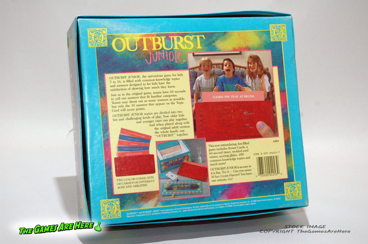 Outburst Junior Game - Golden 1989 – The Games Are Here